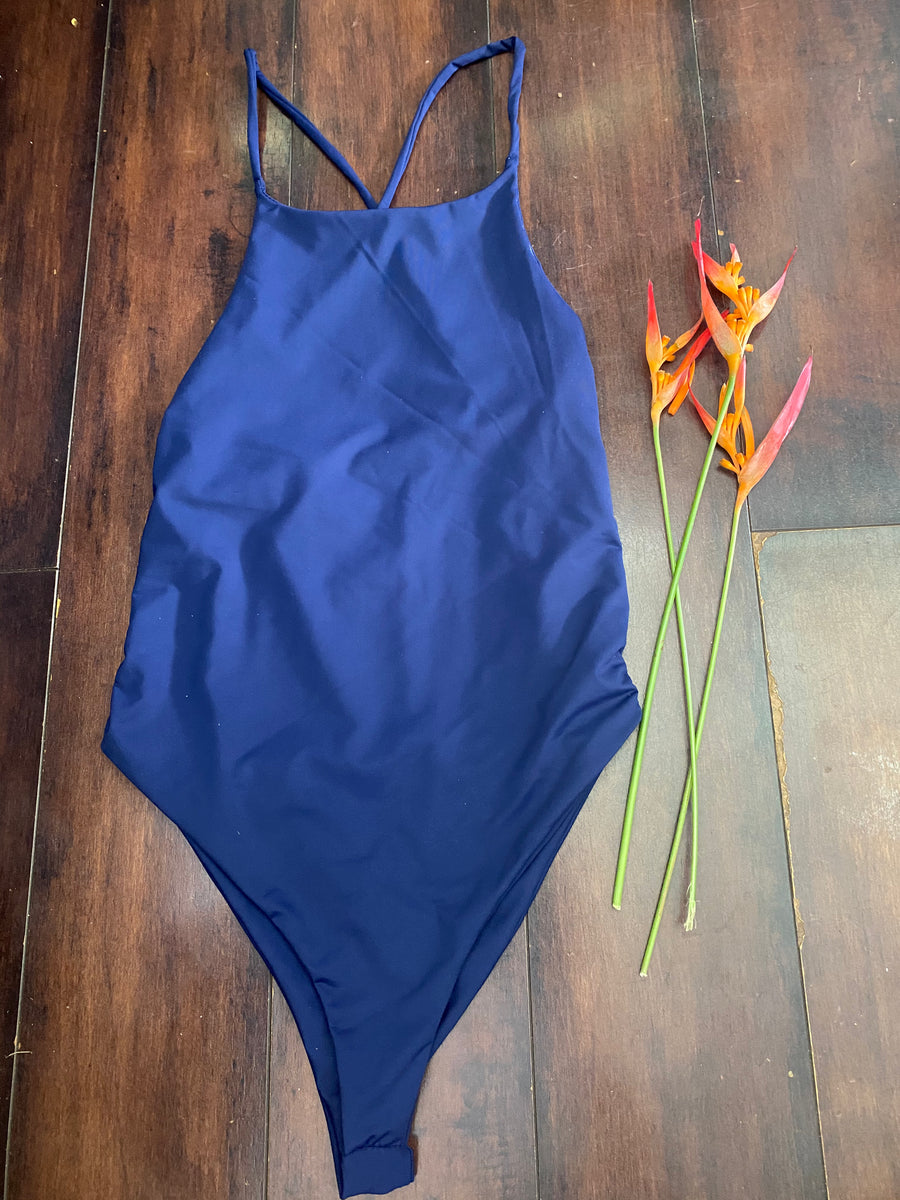 NAVY MAUNA LOA ONEPIECE – KO Swim Hawaii